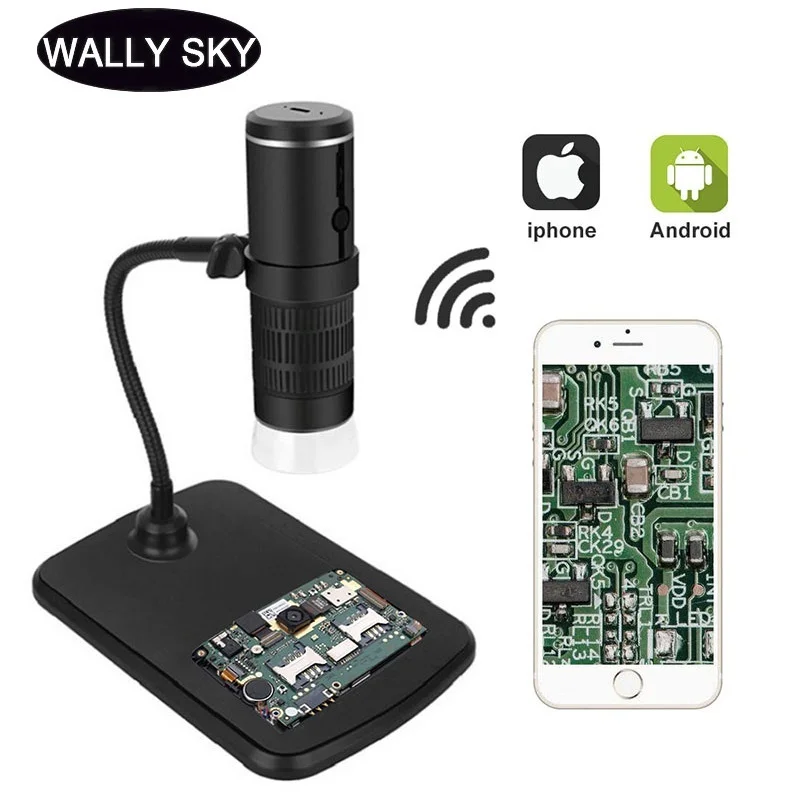1000X-Digital-Microscope-HD-1080P-LED-USB-WiFi-Microscope-Mobile-Phone ...