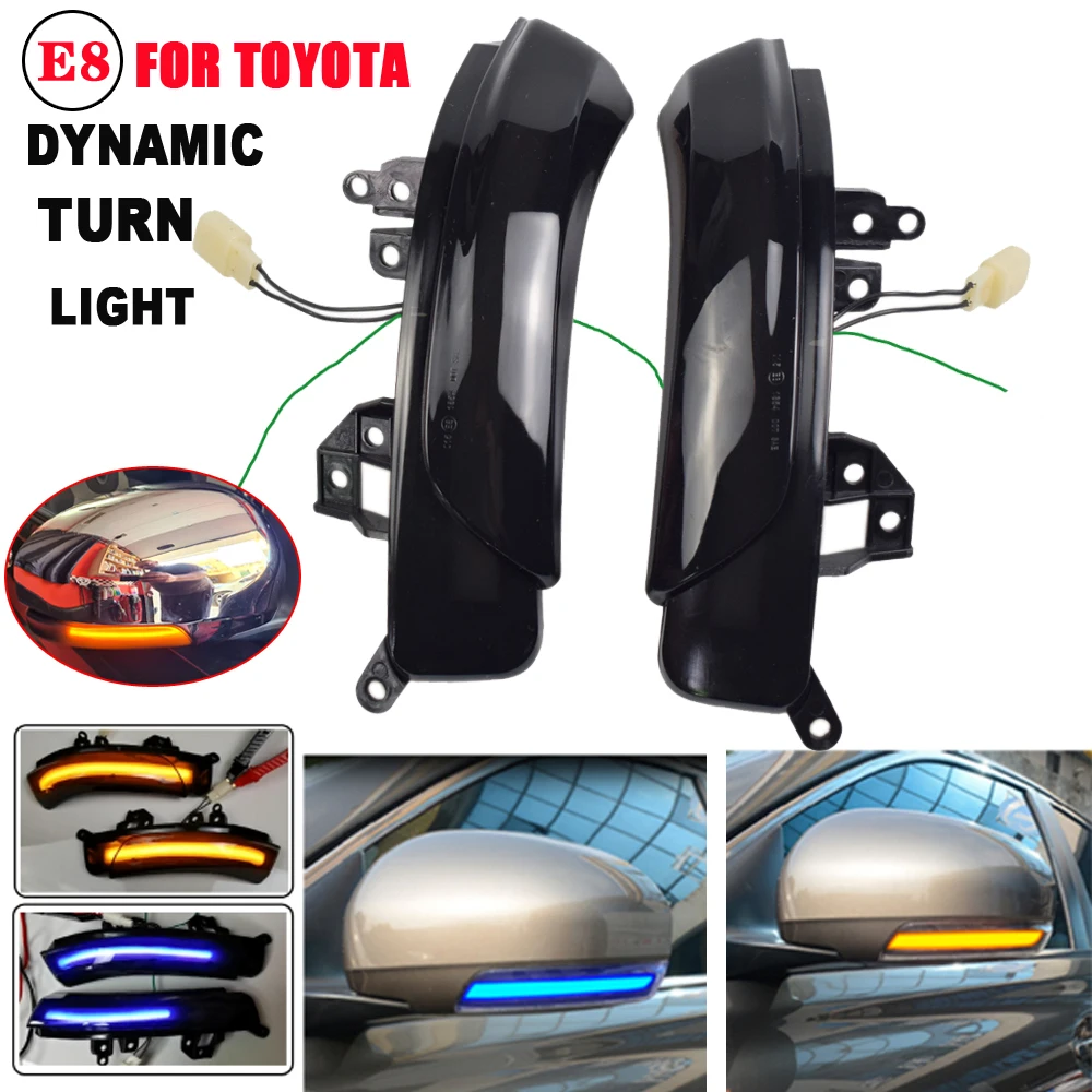 For Toyota Wish/prius/reiz/mark X/crown/avalon Dynamic Led Turn Signal ...