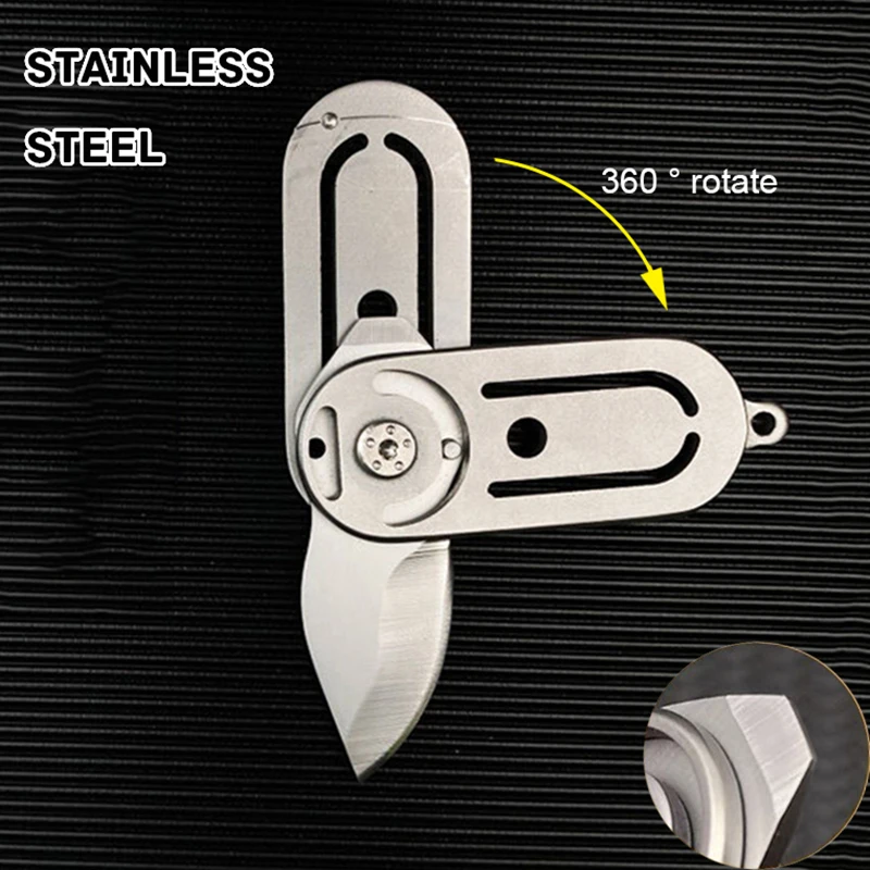 Stainless-Steel-360-Rotating-Mechanical-Folding-Knife-With-Crowbar ...