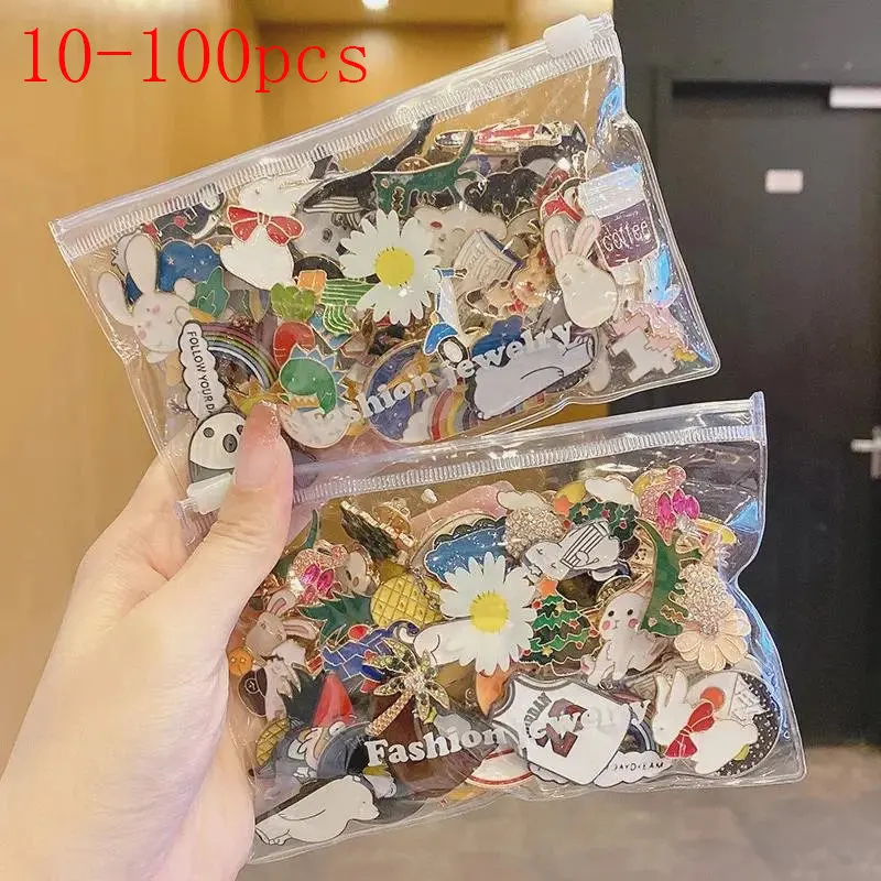 10-100Pcs-Random-Cute-Badges-Pins-Personalized-Cute-INS-Tide-Pins ...