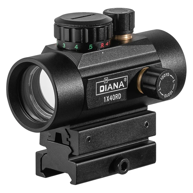 DIANA 1x40 Riflescope Tactical Red Dot Scope Sight Hunting Holographic ...