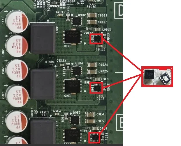 Piezas 50 piezas para Xbox One S U9D2 U9E1 U9E2 AZ * Mosfet IC CHIP, 10 ...
