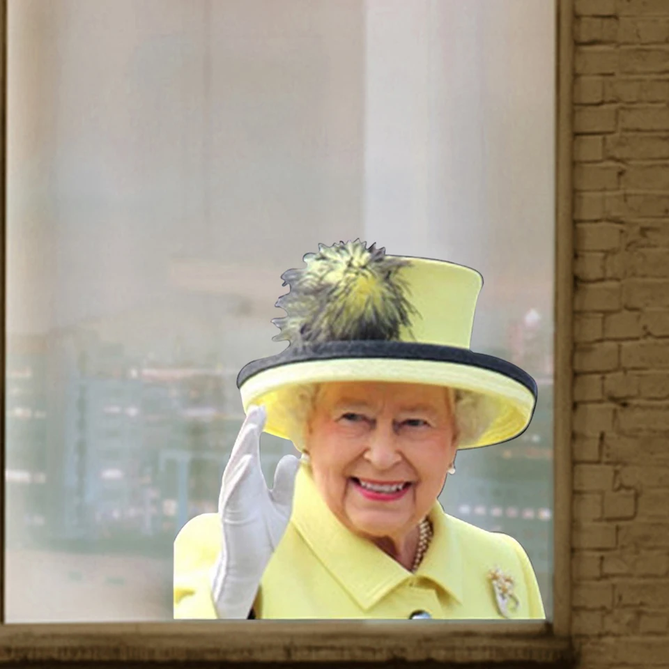 Royal Memorial Decals Queen Elizabeth Car Window Decals - 2-Pack PVC ...