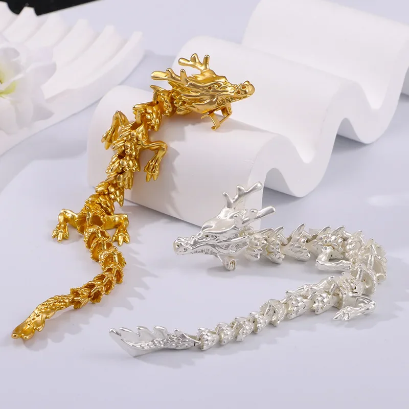 Retro-Gold-Color-Zodiac-Dragon-Brooch-Joint-Movable-Alloy-Dragons-Pins ...