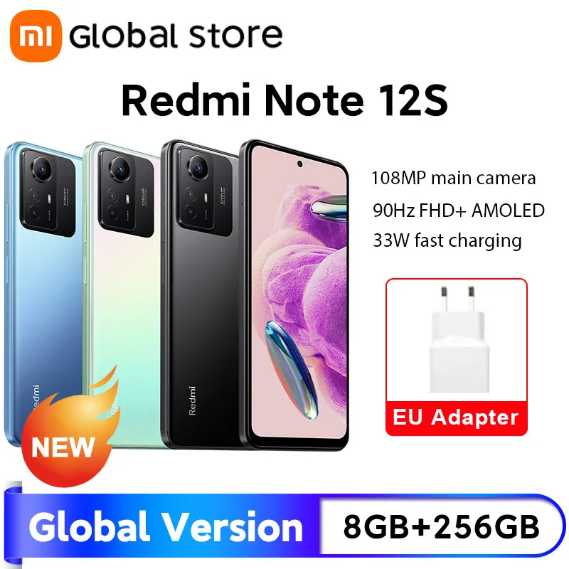 Xiaomi-Redmi-Note-12S-Vers-o-Global-MTK-Helio-G96-8GB-256GB-C-mera ...