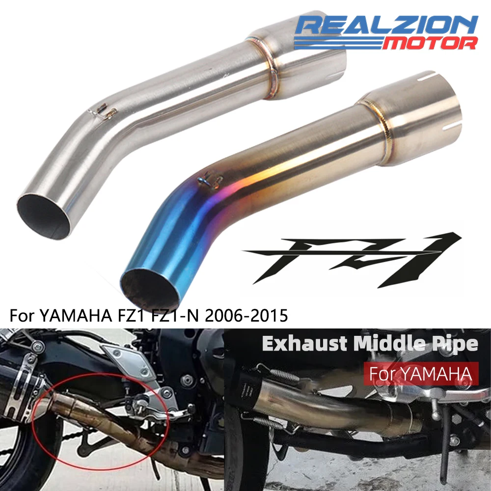 REALZION-FZ1-FZ1-N-Exhaust-Pipe-Motorcycle-Exhaust-Middle-Silp-On-Pipe ...