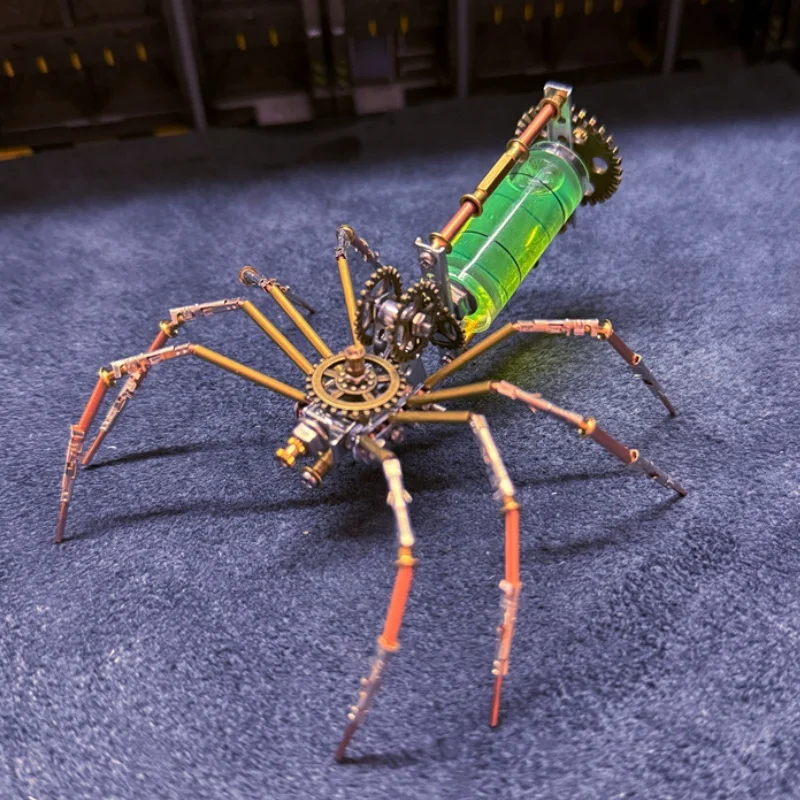 3D Puzzle Spider Metal Model Kit DIY Cyberpunk Mechanical Insects ...