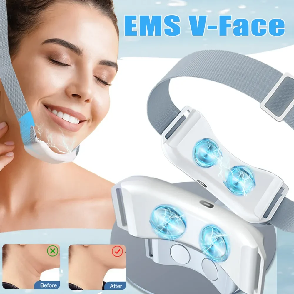 EMS-Double-Chin-V-Shape-Lifter-Belt-Facial-Lifting-Massager-Face ...
