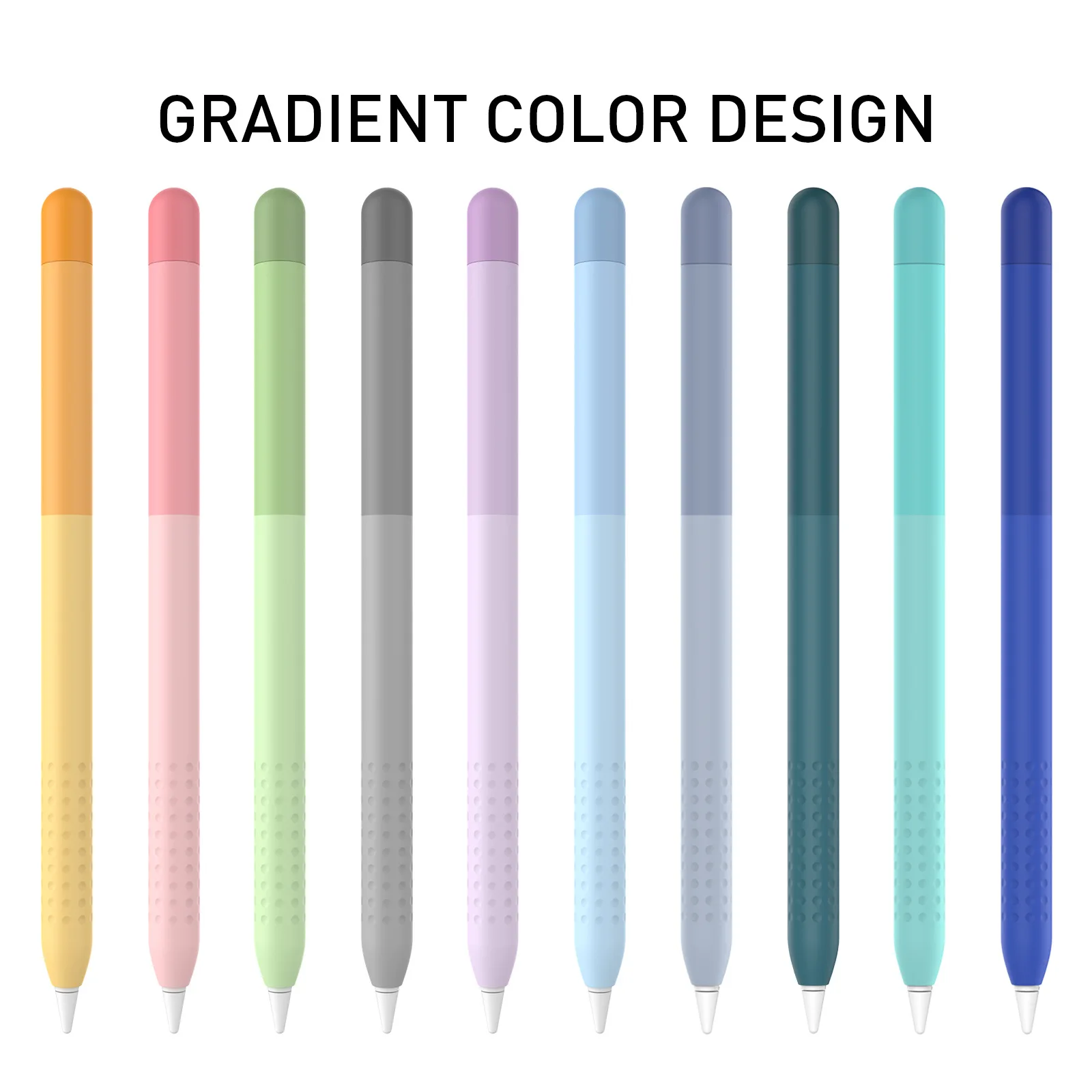 Stylus Cover Silicone Pen Case For Apple Pencil 1 2 Color Matching ...