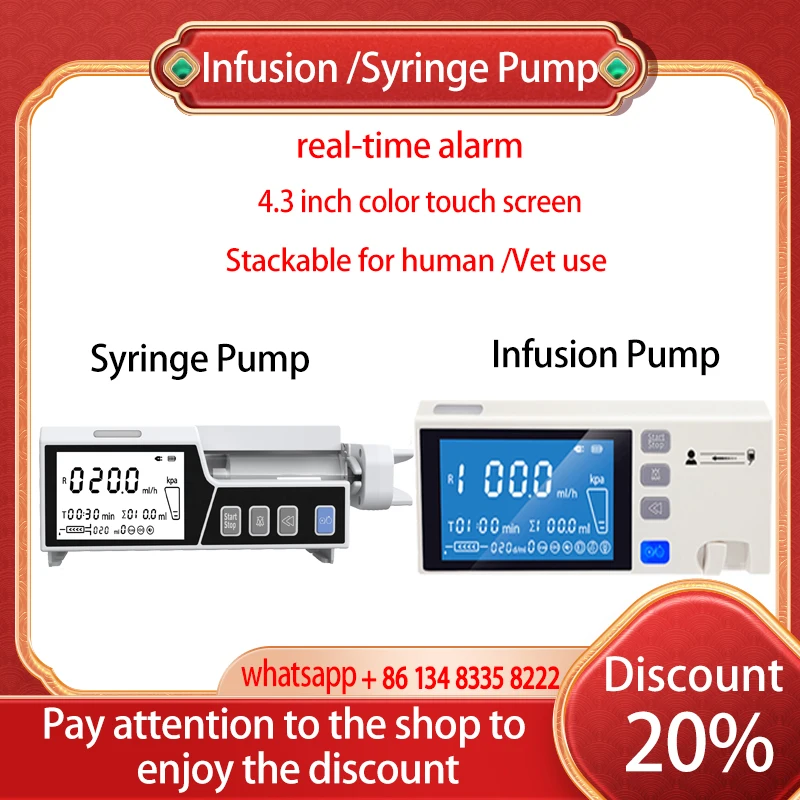 Stackable-Type-Human-or-Veterinary-Use-Syringe-Pump-Infusion-pump-LCD ...