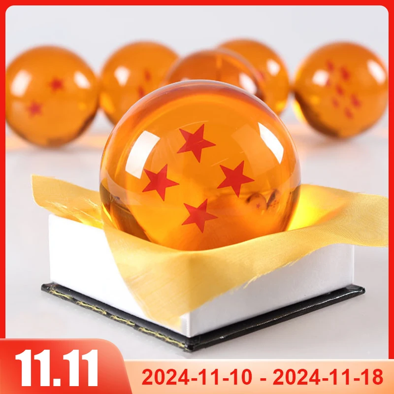 7-6cm-Dragon-Ball-Z-Crystal-Ball-Anime-Figure-1-7-Star-Shenron-Wish ...