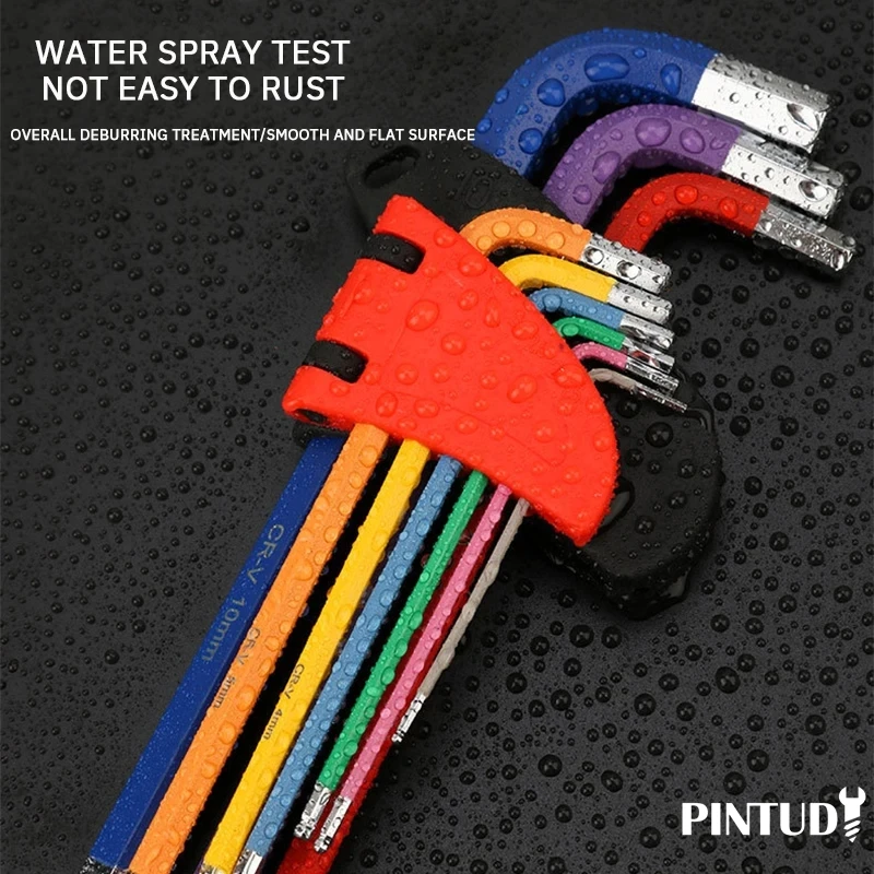 PINTUDY-Inner-Hexagonal-Wrench-Color-Non-Slip-Anti-Rust-Durable ...