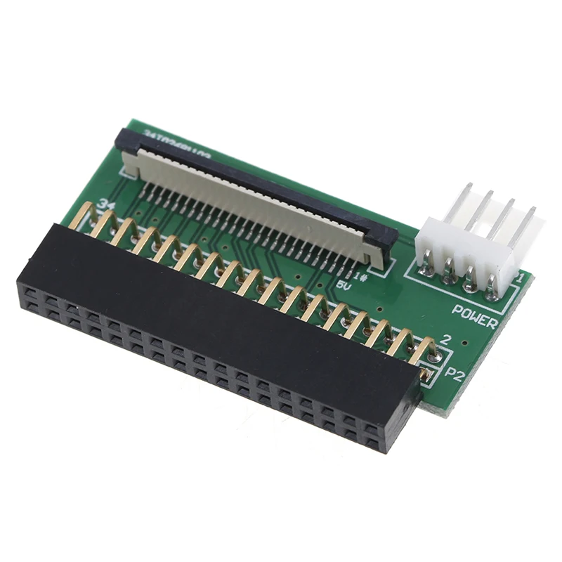 34-Pin-floppy-interface-to-26-pin-FFC-FPC-flat-cable-adapter-PCB ...