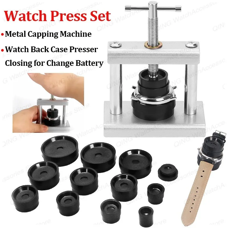 Watch-Press-Set-for-Watch-Case-Back-Closing-Tool-Watchmaker-Maintenance ...