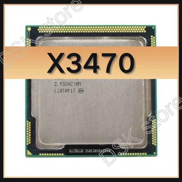 X3440 Specs Xeon X3470 Processor 8M Cache 2.93GHz SLBJH LGA 1156 CPU