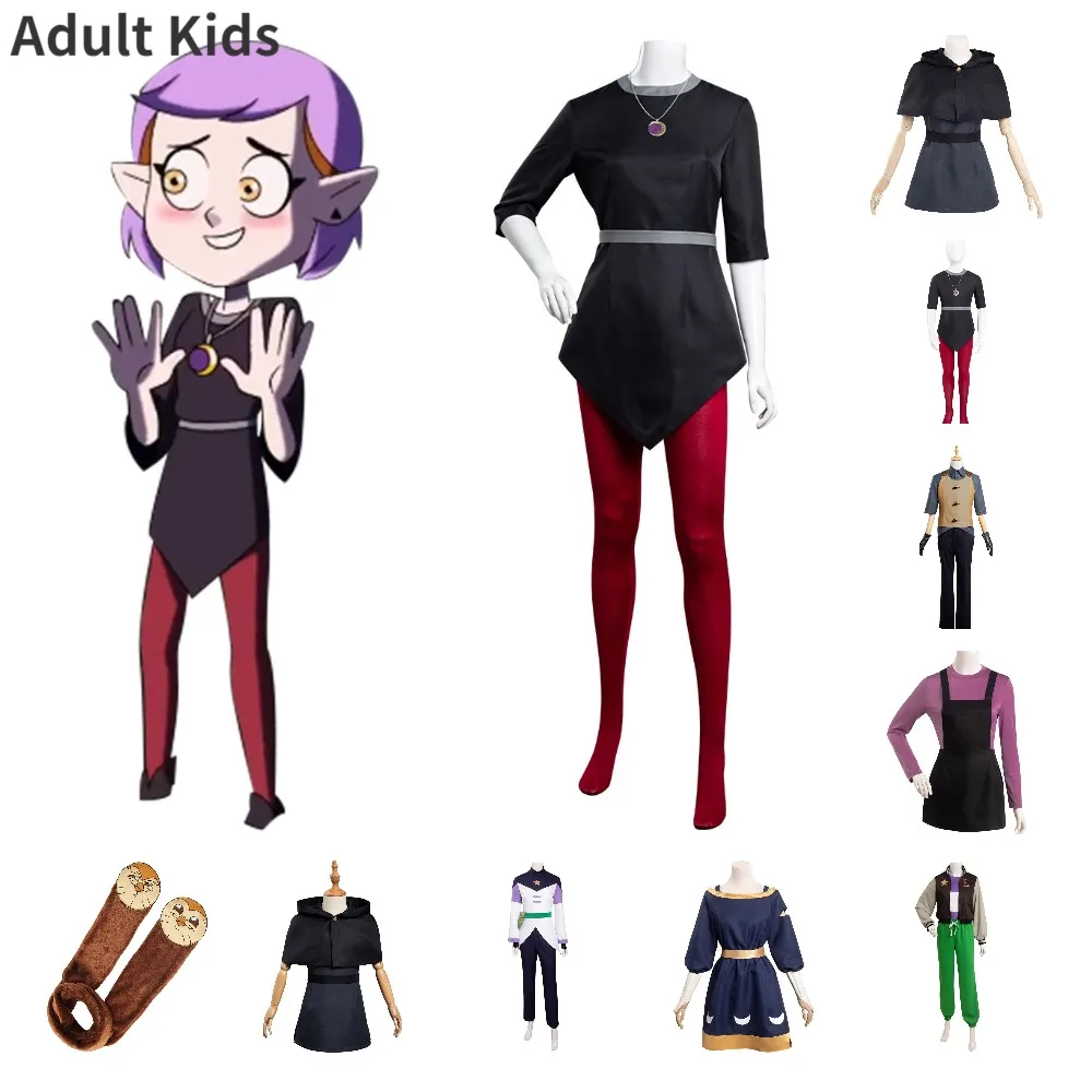Kids-Adult-The-Owl-Cos-House-Hunter-Luz-Noceda-Amity-Cosplay-Costume ...