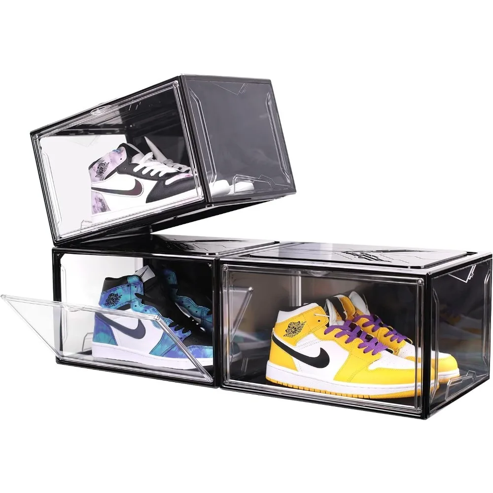 Shoe Box Reli. es (7 Pack) | Clear Shoe Storage Boxes Clear Shoe Boxes