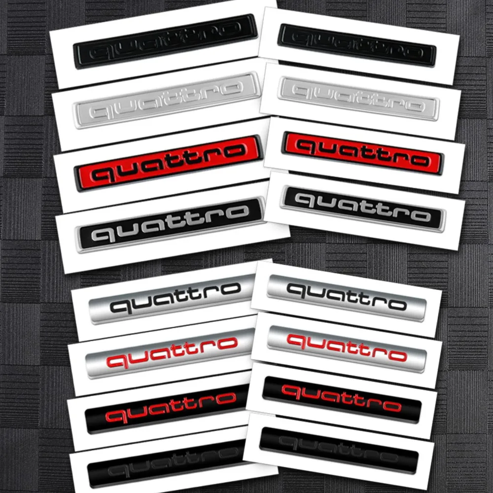 3D-ABS-QUATTRO-Emblem-Car-Body-Trunk-Decor-Sticker-Accessories-for-Audi ...