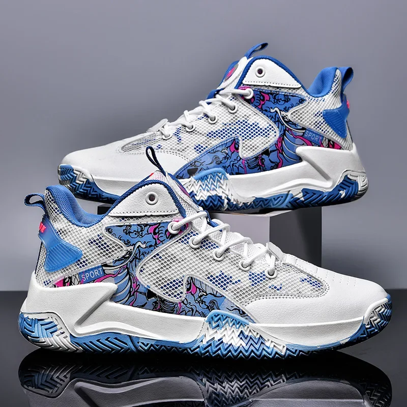 Men-s-Basketball-Shoes-Breathable-Cushioning-Non-Slip-Wearable-Sports ...