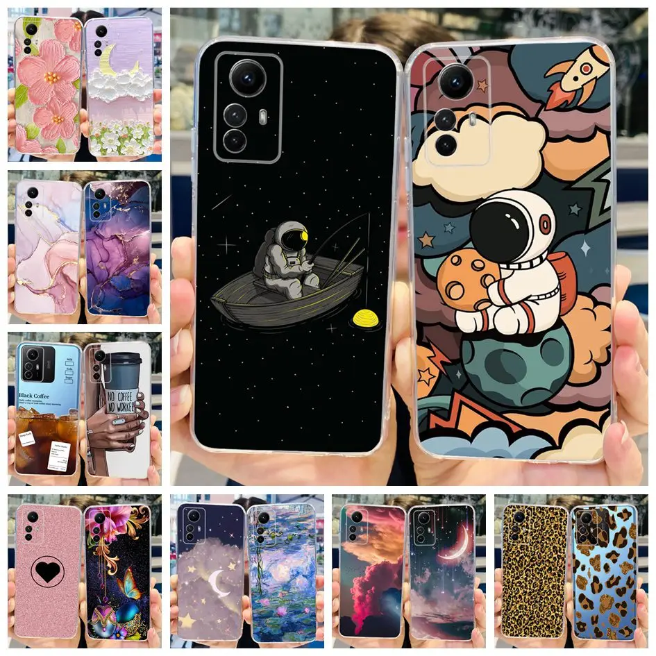 For Xiaomi Redmi Note 12S Case Redmi Note12S Cute Astronaut Silicone ...