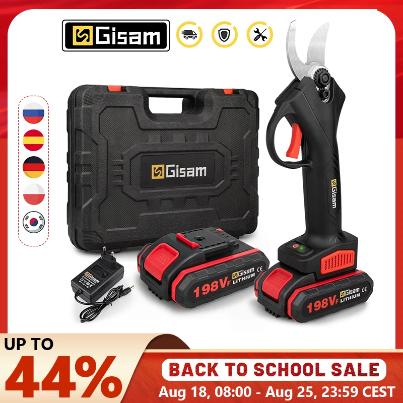 198VF-30mm-Cordless-Pruner-Electric-Pruner-Pruning-Shear-Efficient-Fruit-Tree-Bonsai-Pruning ...