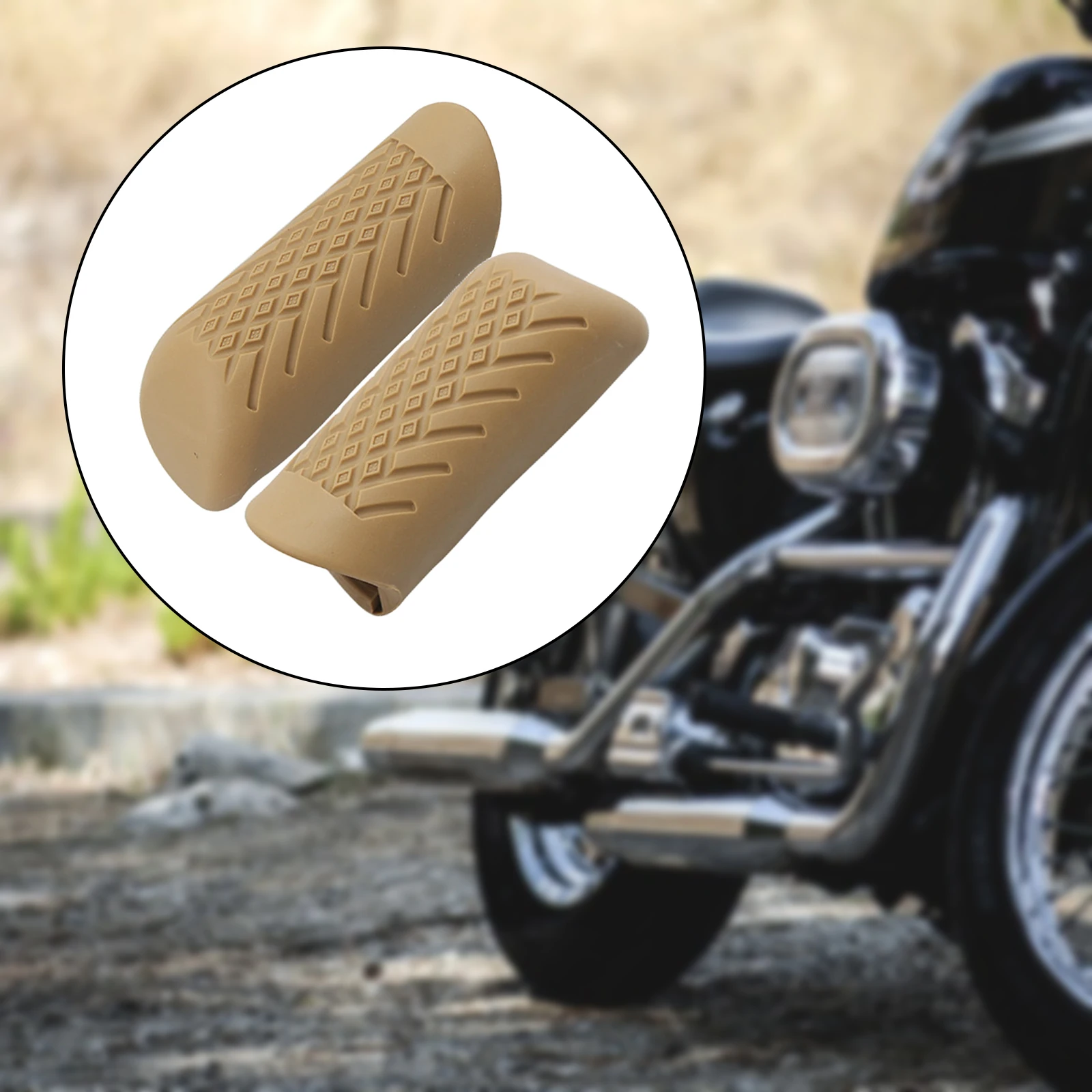 2x-Motorcycle-Crash-Bar-Front-Bumper-Protective-Covers-Spare-Parts ...