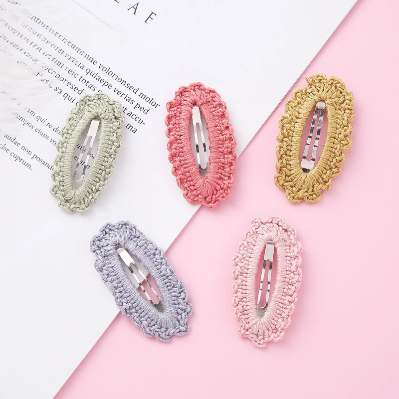 1pc-Handmade-Hair-Clips-Korean-Version-Simple-Solid-Soft-Wool-Woven ...
