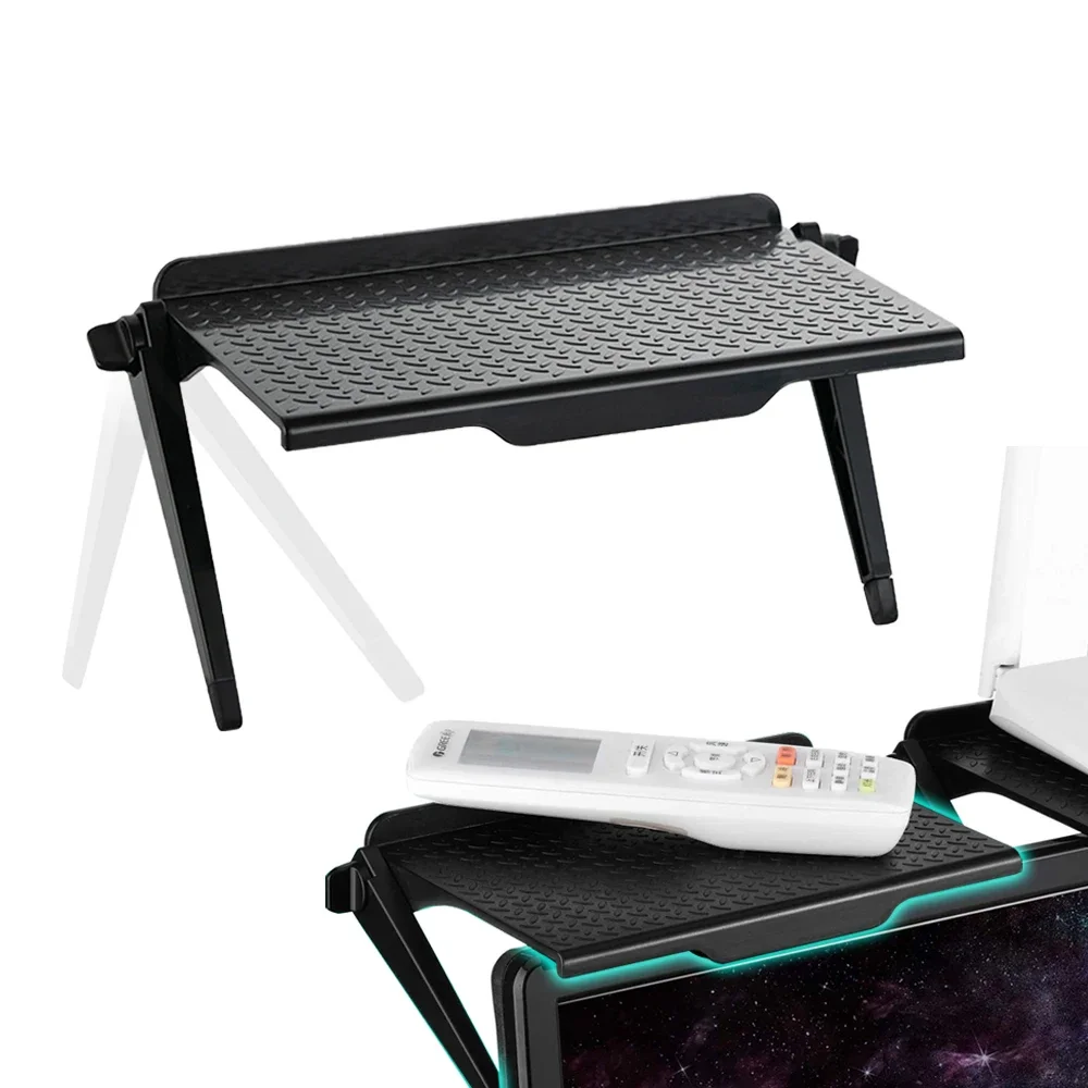 TV-Shelf-Receiver-Rack-Desk-Organizer-Monitor-Stand-Adjustable-Wall ...