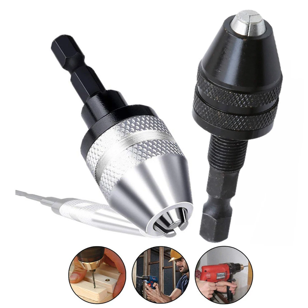 0-3-3-6mm-Keyless-Drill-Chuck-Electric-Drill-Bits-Adapter-Motor-Shaft ...