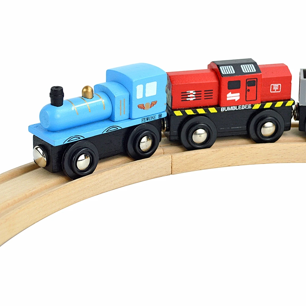 Couleur K2 Train magnétique en bois, Locomotive de voiture, jouet en ...
