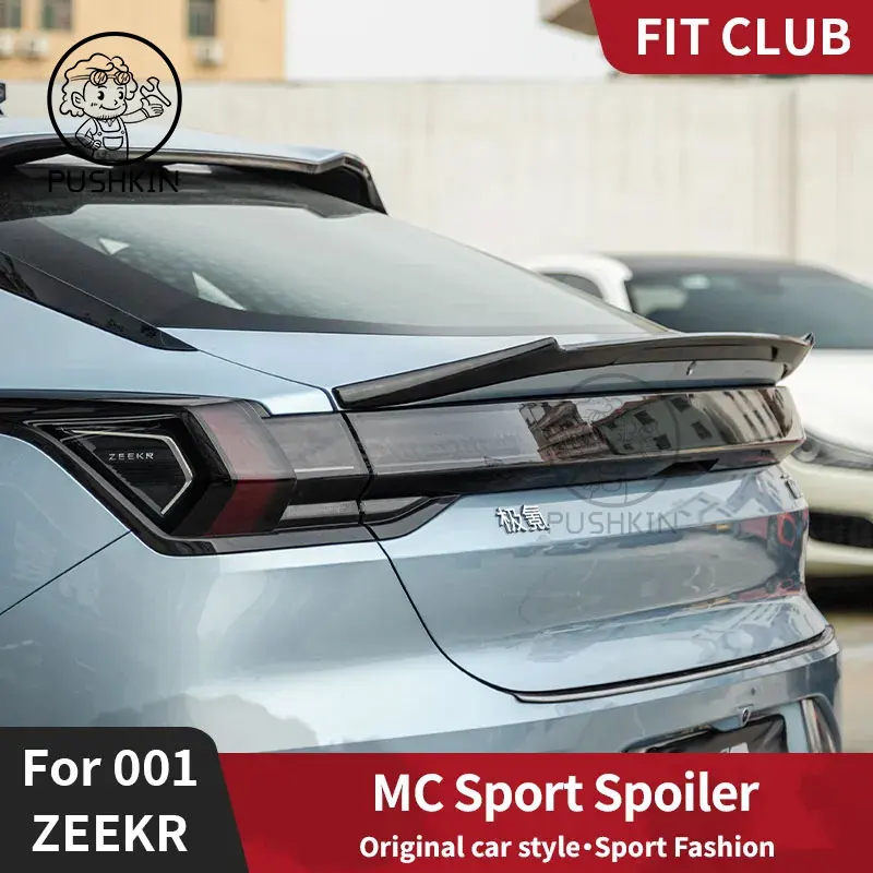 1Pcs-Black-Trunk-Tail-Rear-Wing-Spoiler-For-ZEEKR-001-2021-2022-2023-EV ...