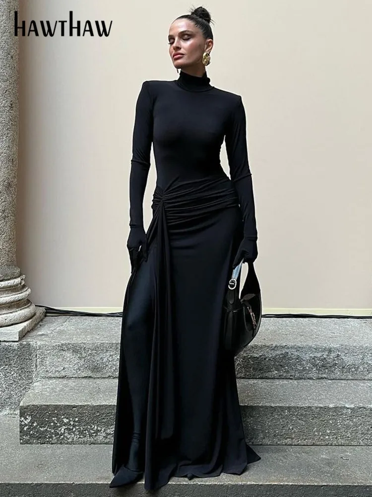 Hawthaw-Women-2024-Spring-Autumn-Long-Sleeve-Elegant-Streetwear-Bodycon ...