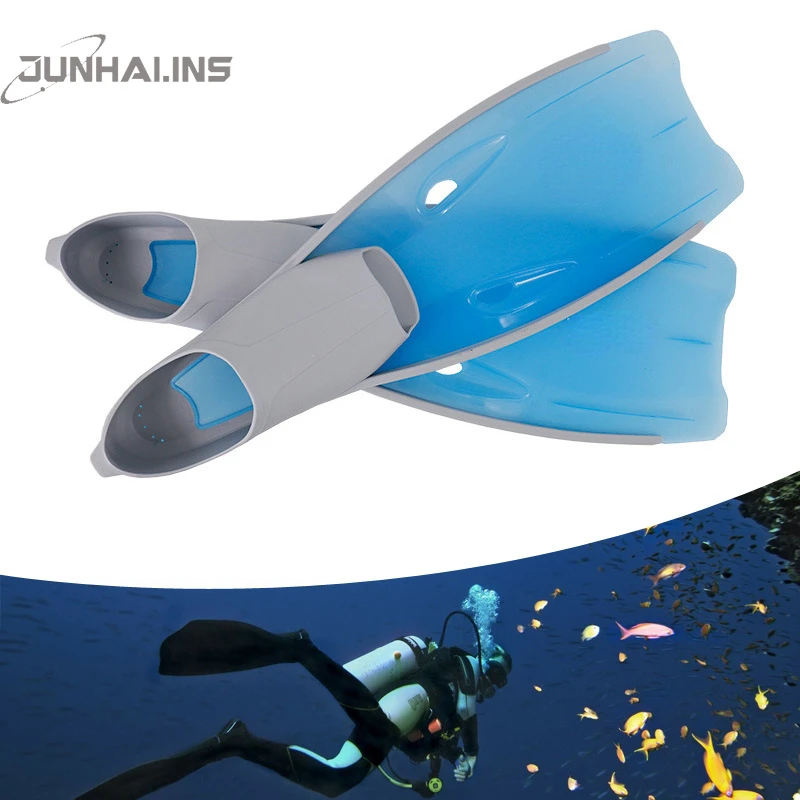 Snorkeling-Fins-Long-Diving-Fins-Flippers-Silicone-Adult-Flexible ...