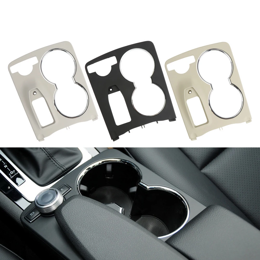 For-Mercedes-W204-C-Class-Car-Center-Console-Cup-Holder-Trim-Cover ...