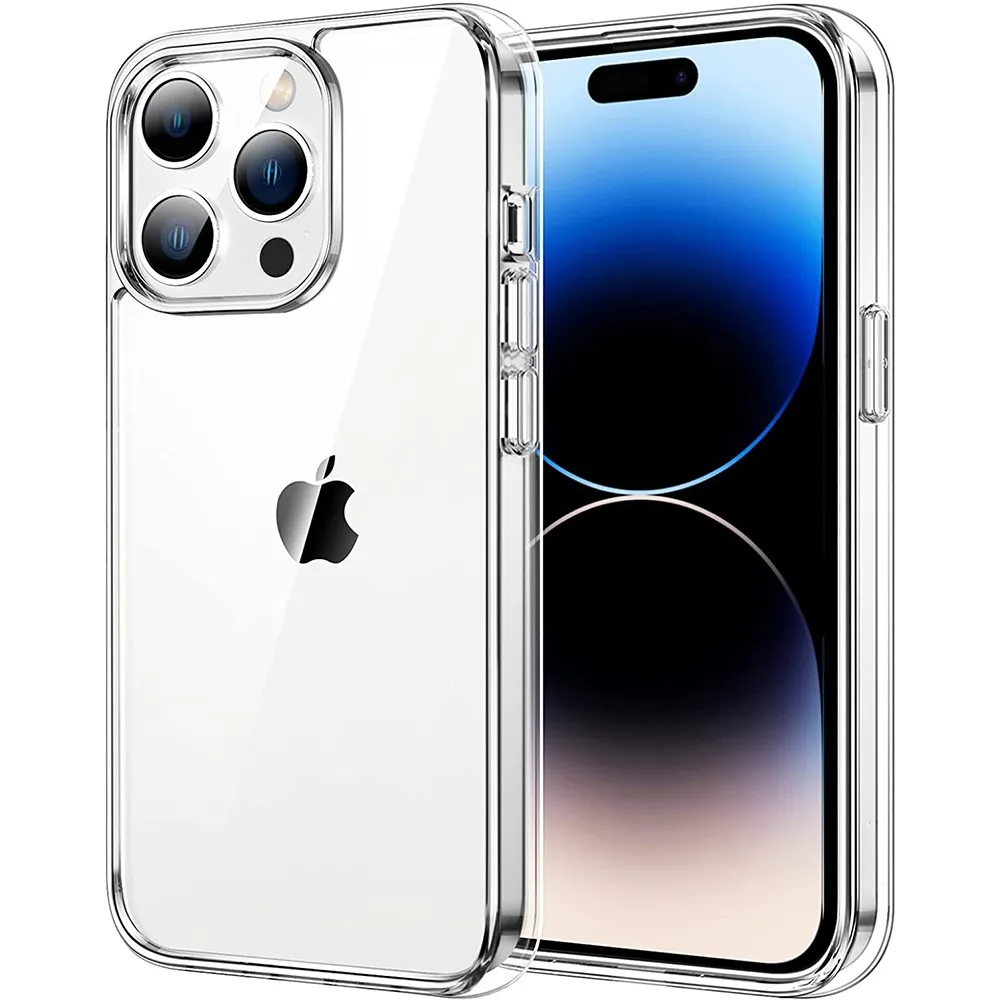 Non-Yellowing Transparent Case For iPhone 16 15 14 Plus 13 Pro Max 16e ...