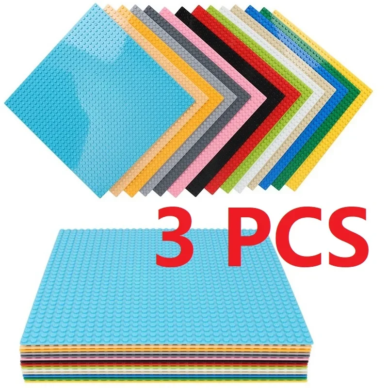 3PCS-Classic-Base-Plates-Blocks-32x32-32x16-Dots-ABS-Plastic-Building ...