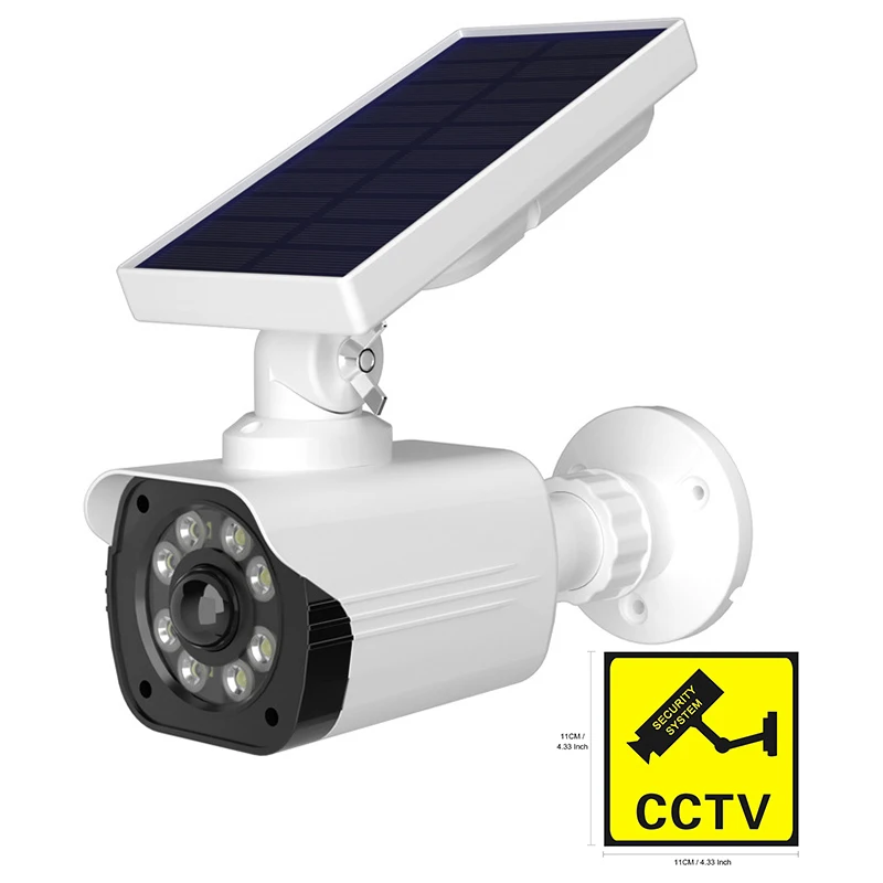 ONMYST-Dummy-Solar-Security-Camera-Bullet-Waterproof-Outdoor-Indoor ...