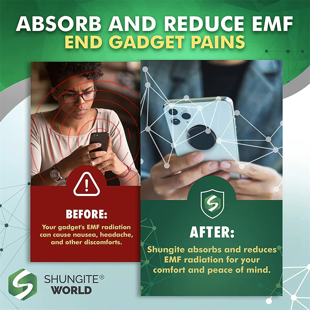 Natural-Shungite-Stone-Plate-Phone-Sticker-Anti-Mobile-TV-5G-Blocker ...