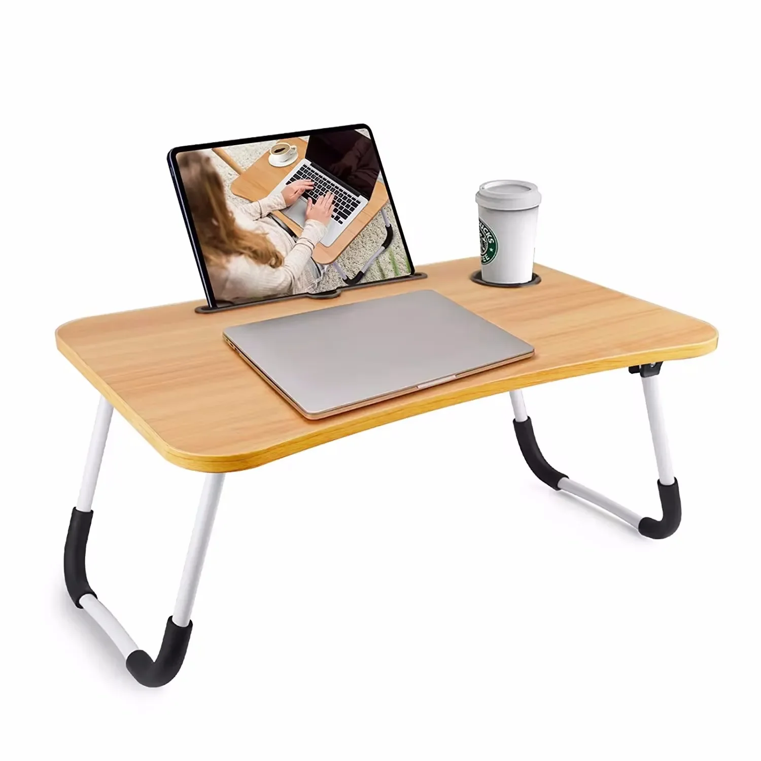 Multifunctional-Portable-Folding-Bed-Table-60cm-X-40cm-Computer-Desk ...