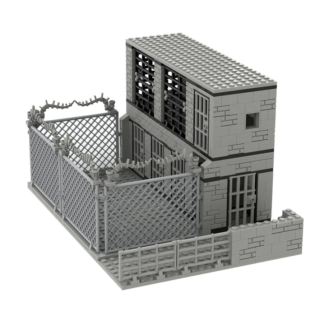 City-Police-Station-Prison-Cells-MOC-Military-Mini-Action-Figures ...