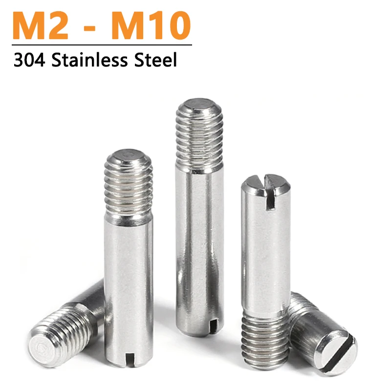 2/5pcs M2 M2.5 M3 M4 M5 M6 M8 M10 Slotted Cylindrical Pin Dowel Male ...