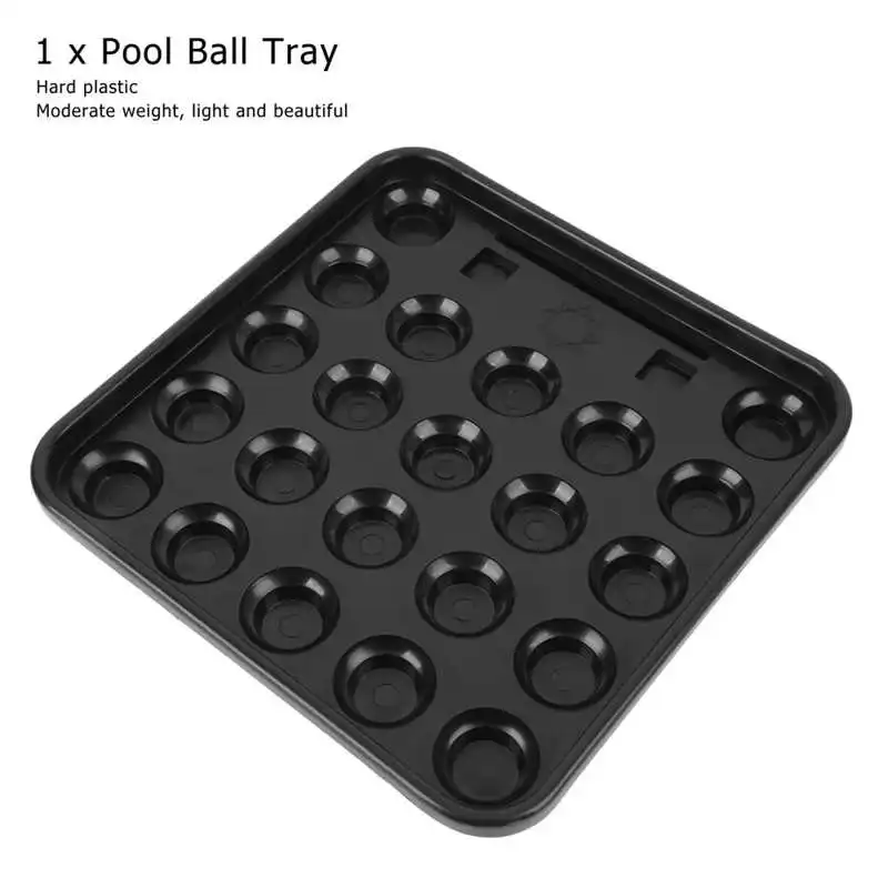 Pool Ball Tray Hard Plastic 22 Billiards Snooker Balls Table Storage ...