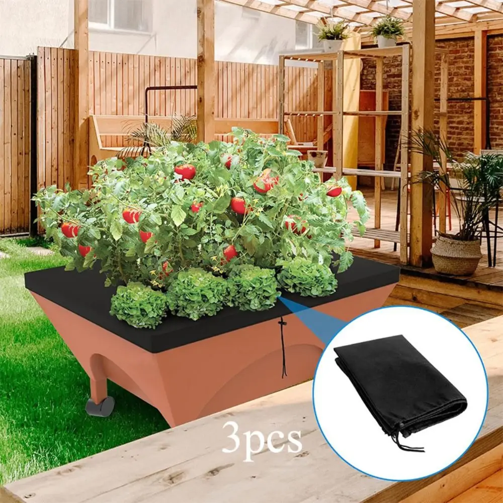 New-Polyester-Planter-Box-Cover-Reusable-Black-Color-Replant-Kit-Cover ...