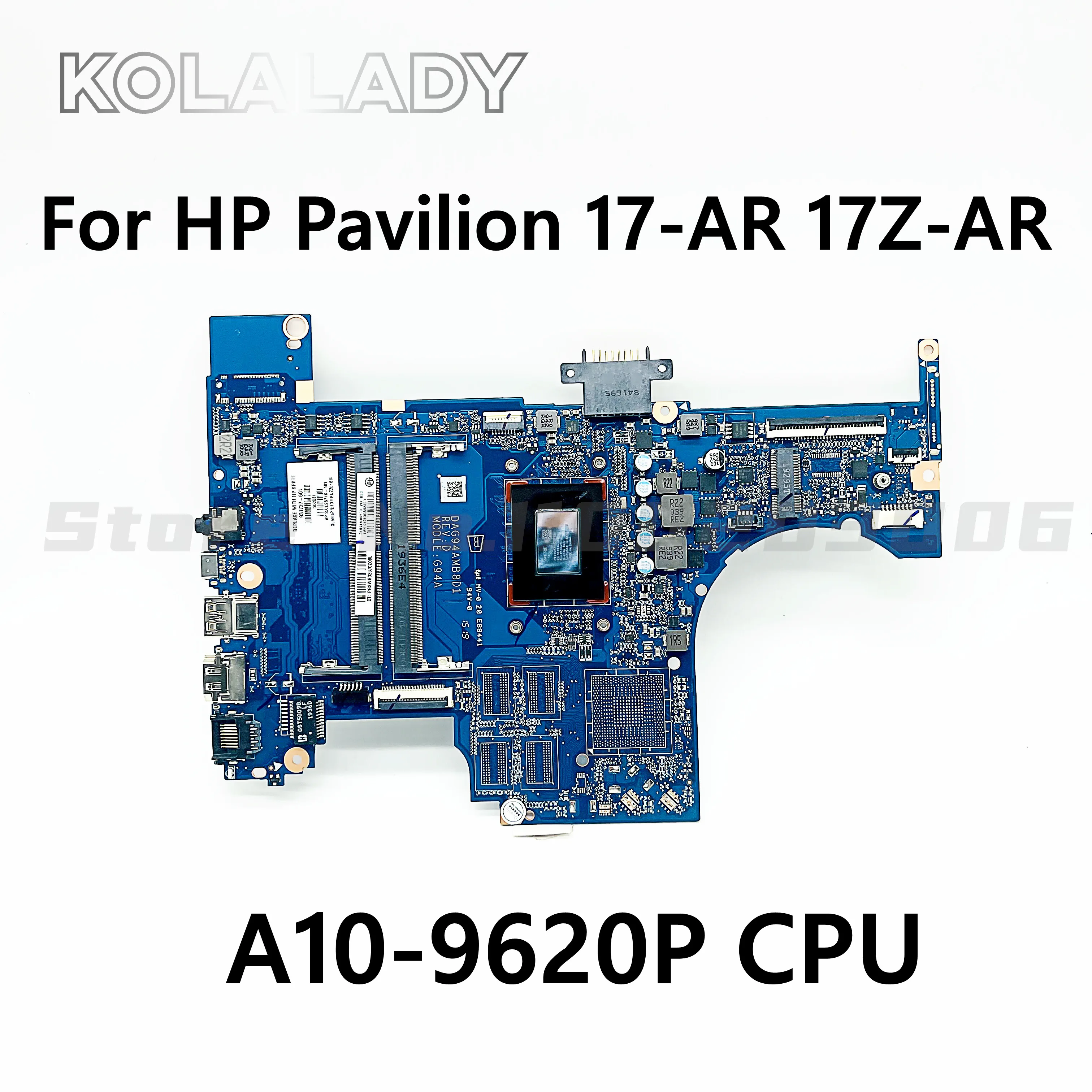NEW For HP Pavilion 17-AR 17Z-AR 17-AR050WM Laptop Motherboard ...