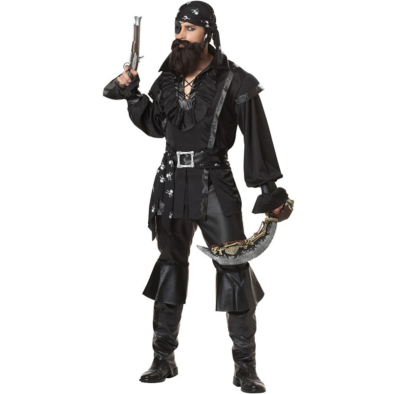 Disfraz-de-pirata-para-hombre-y-mujer-traje-de-capit-n-Jack-Sparrow ...