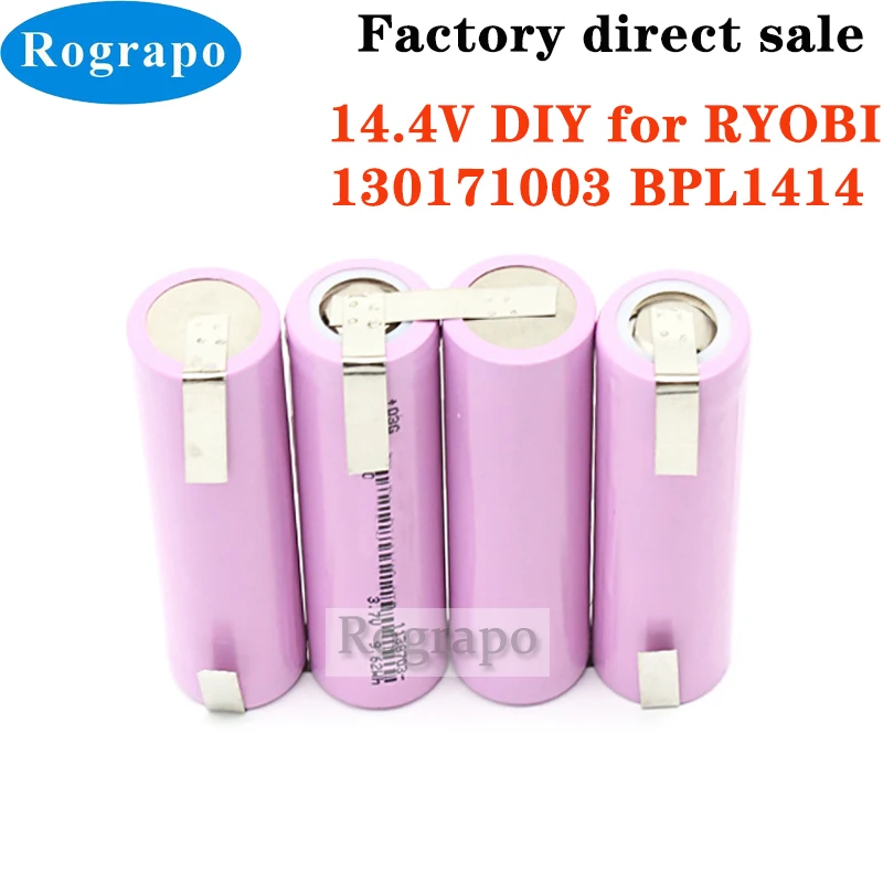 New 14.4V 3400mAh Rechargeable Li-ion Battery Pack for RYOBI 130171003 ...