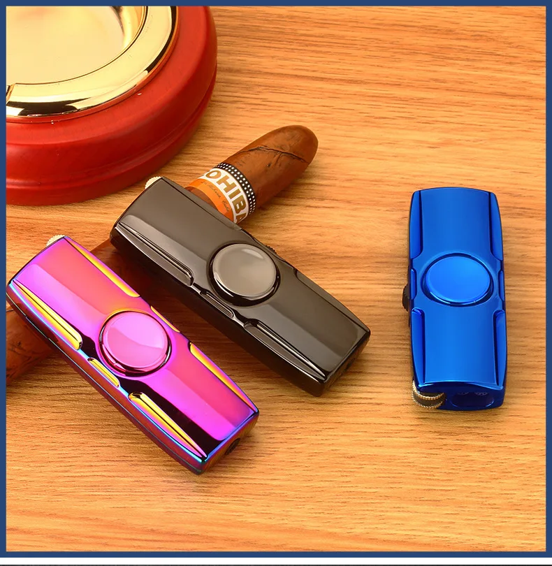 Spinner En Métal Fidget, Briquet Frais, Buses Coupe-vent À Flamme Bleue ...
