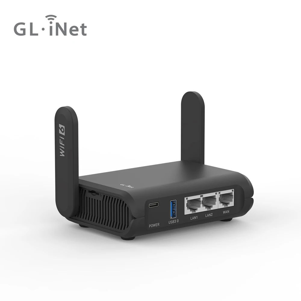 Gl.inet Gl-axt1800 (slate Ax) Pocket-sized Wi-fi 6 Gigabit Travel ...