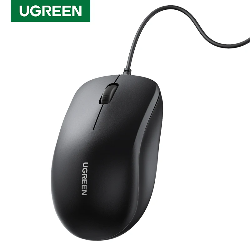 UGREEN-USB-Wired-Mouse-with-Ergonomic-Design-1200-DPI-3-Buttons-Mouse ...