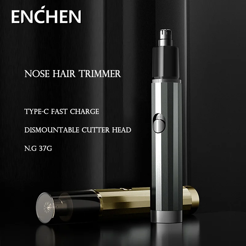 ENCHEN Electric Nose Hair Trimmer EN001 for Men Women Rechargeable Nose ...